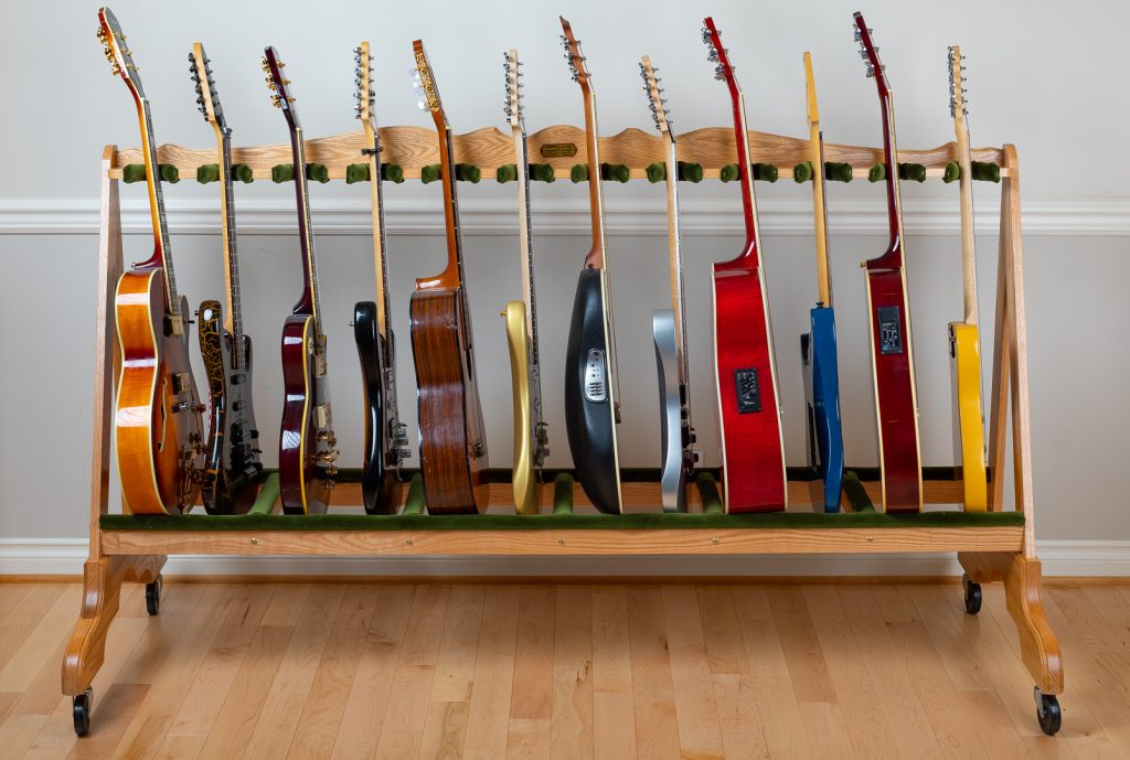 Sherrard Racks – "Roll-Away" Musical Instrument Racks